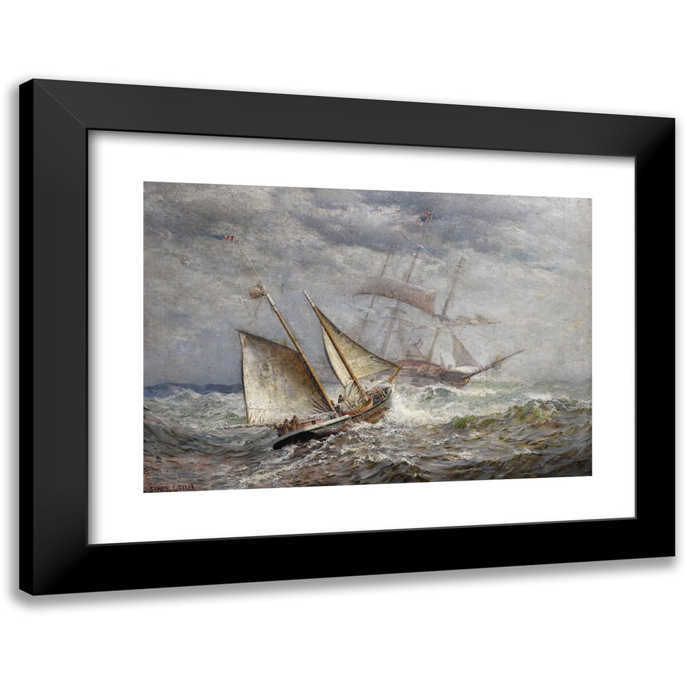 James Gale Tyler 24x18 Black Modern Framed Museum Art Print Titled ...