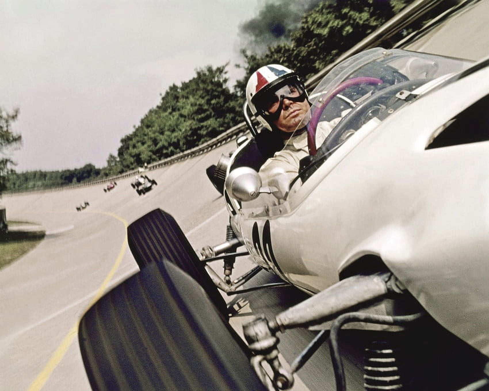 James Garner In Grand Prix On Race Track In Formula 1 Car 24X36 Classic ...
