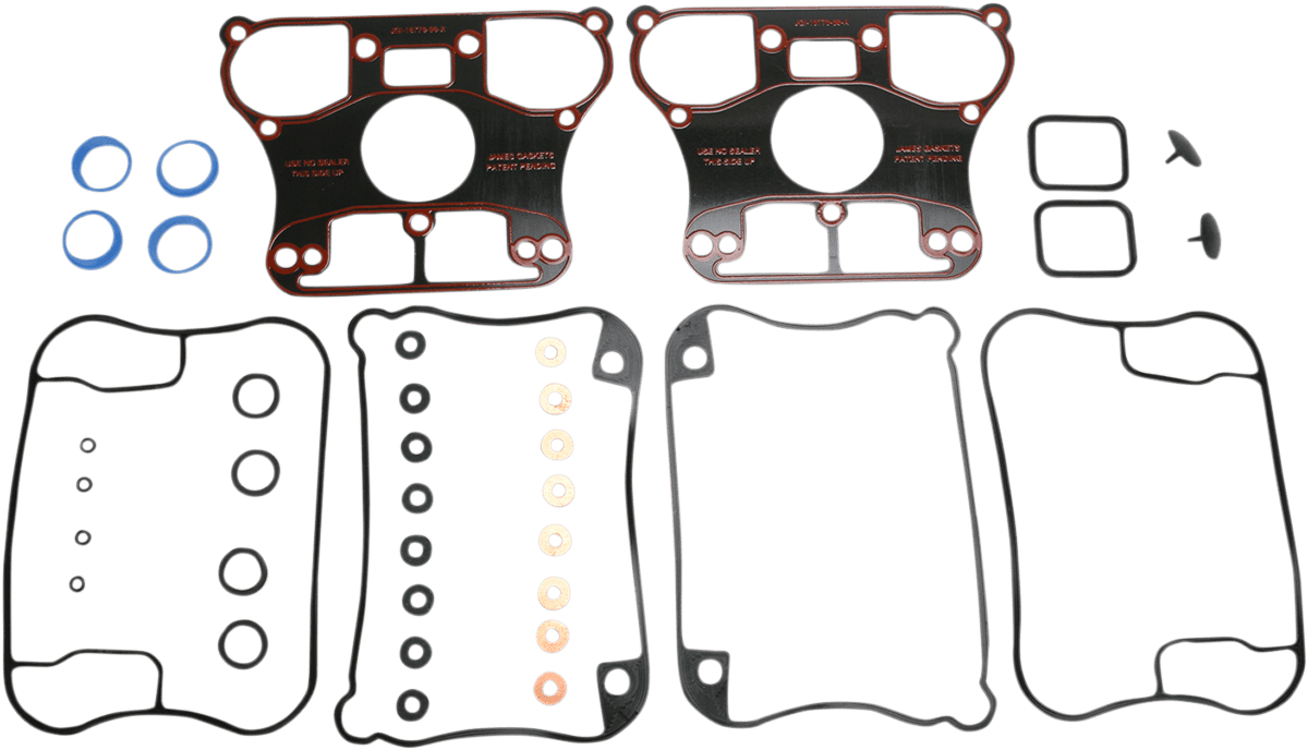 James Gasket 17030-91-X Rocker Box Gasket Kit - Rubber with Metal Base ...