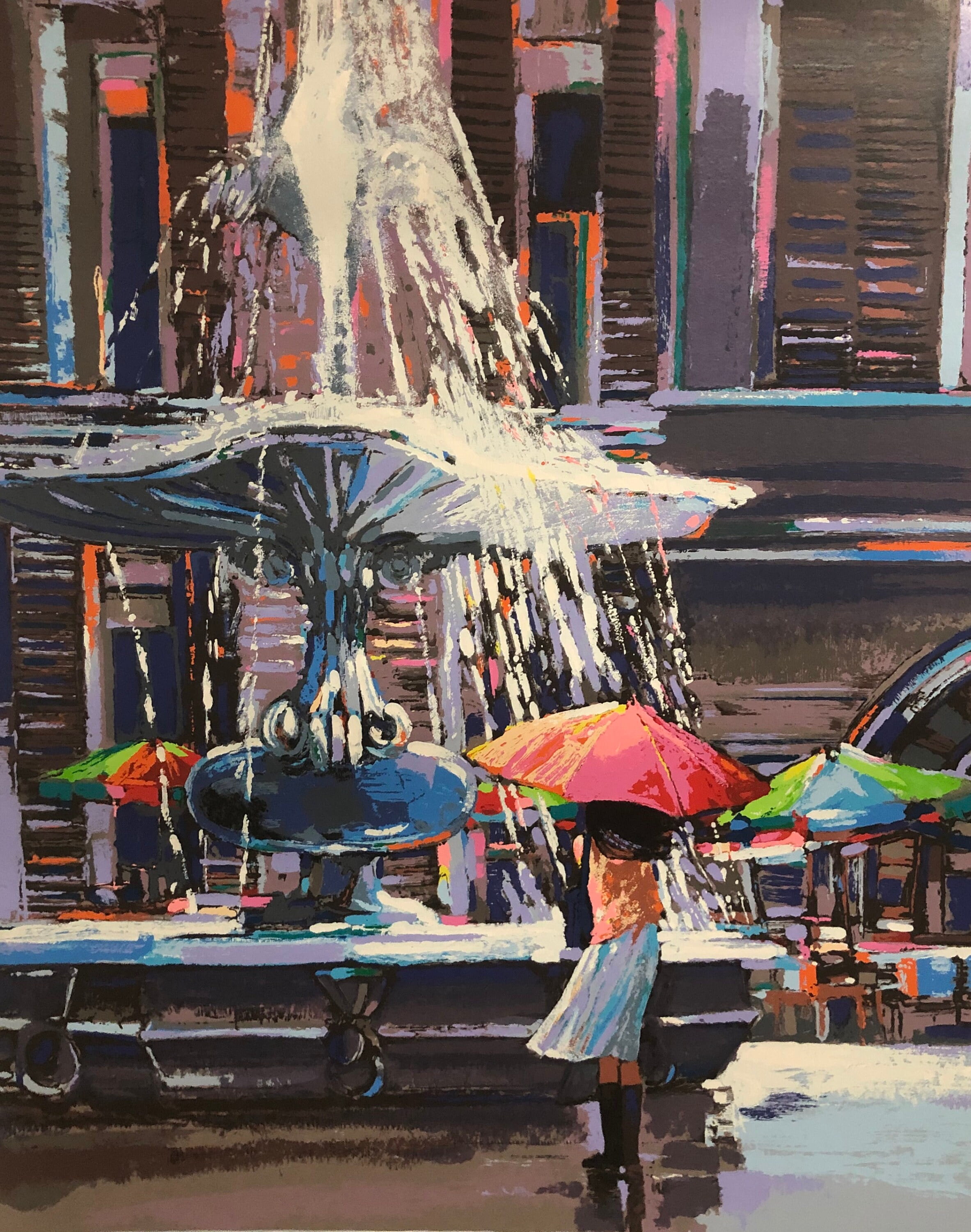 James Groody "Fountain de Trevi" Rare Art Printers Proof Serigraph ...