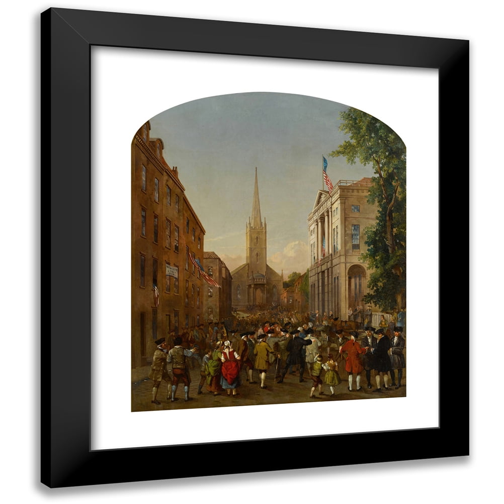 James H. Cafferty 20x23 Black Modern Framed Museum Art Print Titled ...