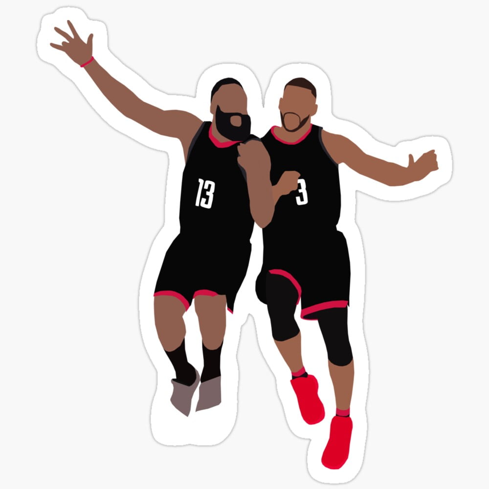 James Harden And Chris Paul Sticker Phone Decal Water Bottle Stickers ...