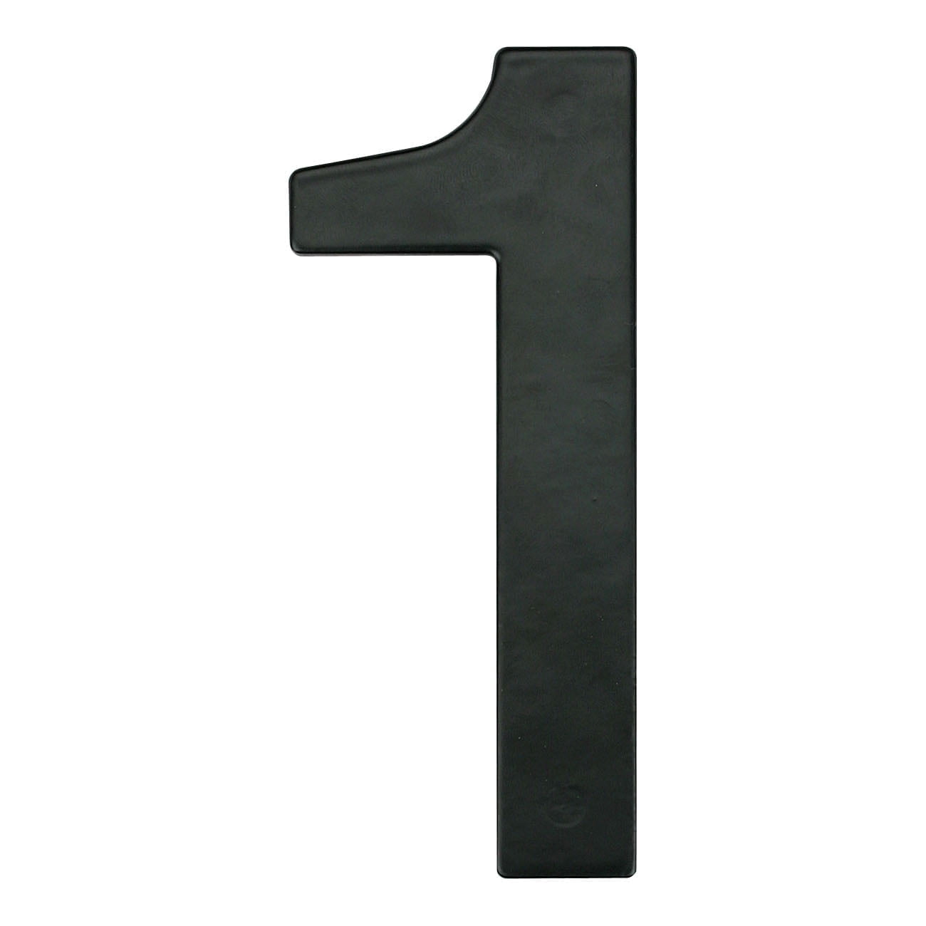 James Hardware NT-6 6-Inch Steel House Number "1", Matte Black, Modern Sans Font - Walmart.com