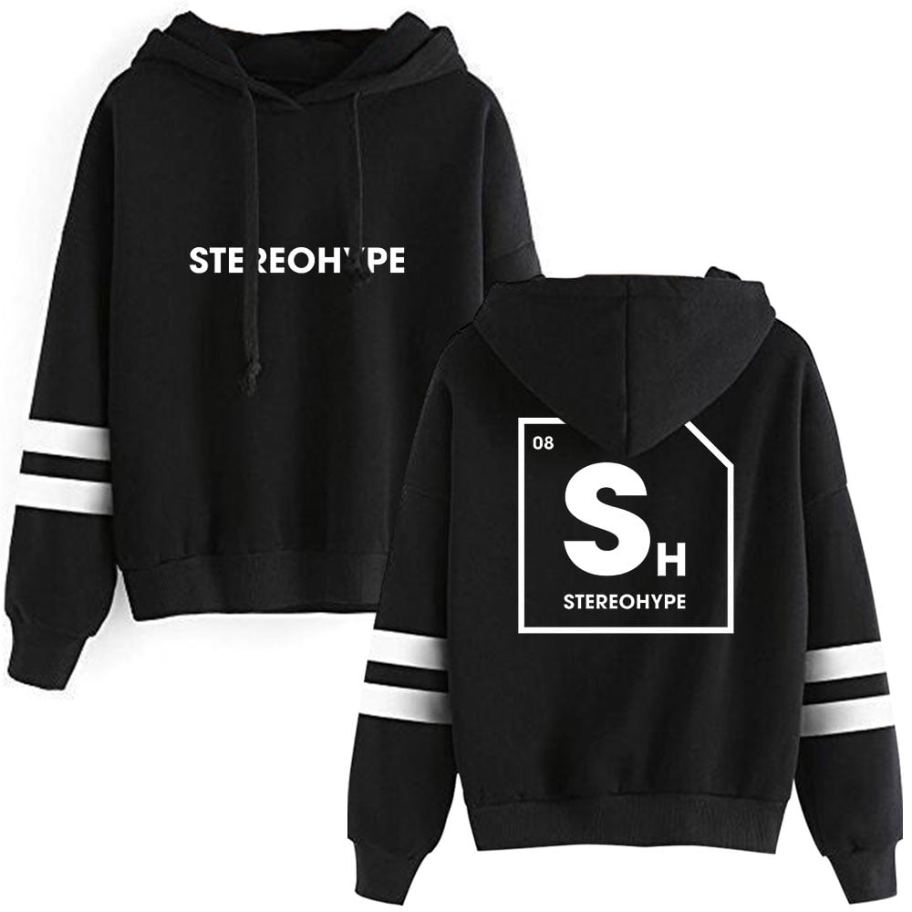 James Hype Stereohype Pocketless Parallel Bars Sleeve Sweatshirt Man ...