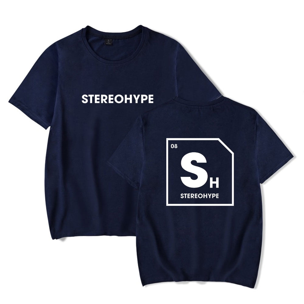 James Hype Stereohype Tee Shirt Summer Casual Tshirt Streetwear Daily Harajuku - Walmart.com