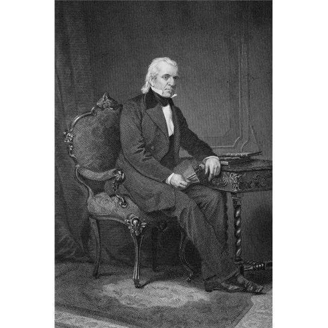 James Knox Polk 1795 To 1849 11th President of The United States 1845 ...