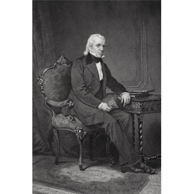 James Knox Polk 1795 To 1849 11th President of The United States 1845 ...