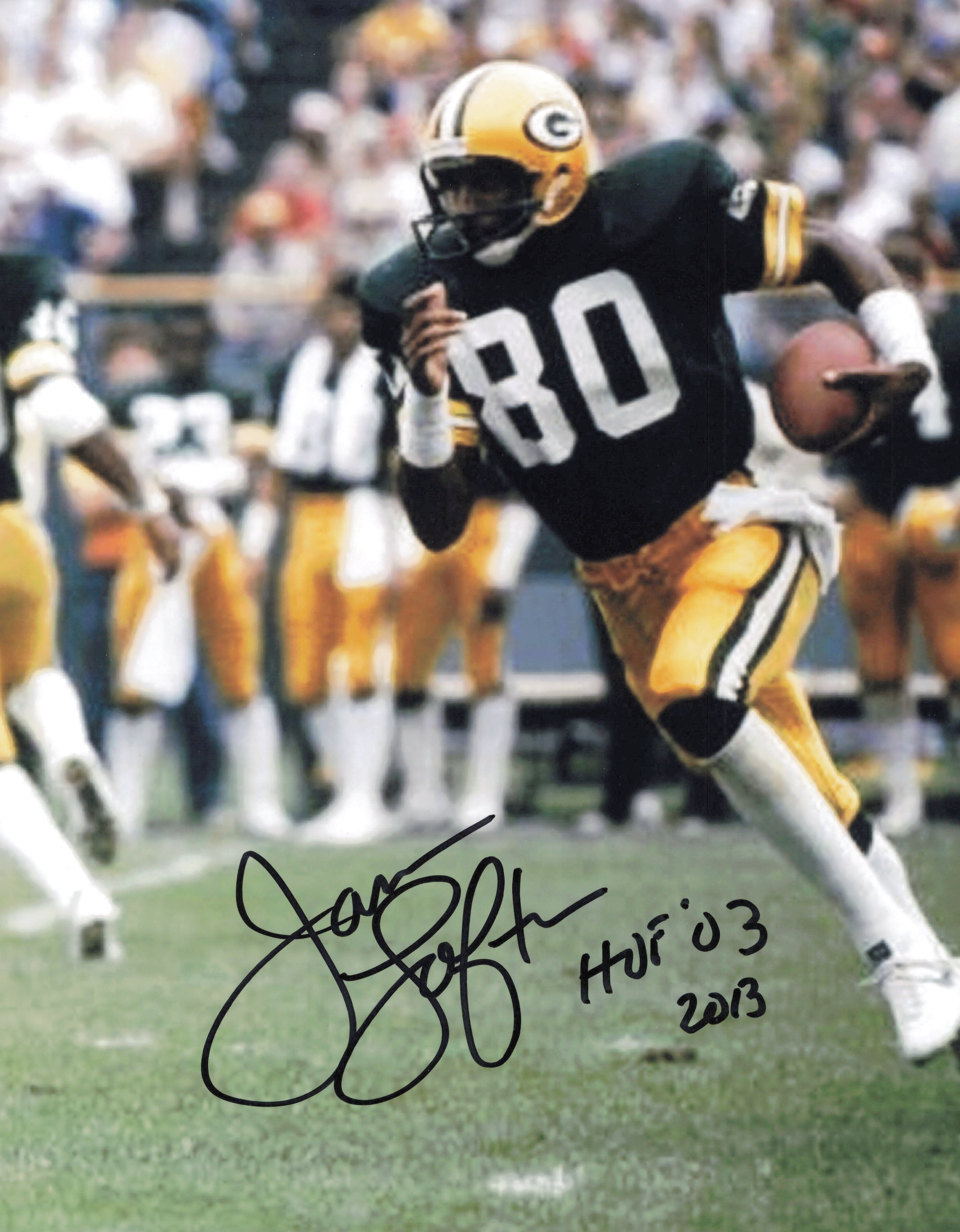 James Lofton Autographed 8x10 Photo Pittsburgh Steelers SKU #245838 ...