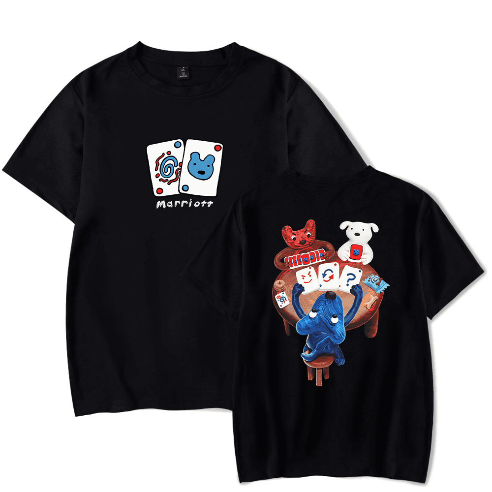 James Marriott Merch Dogs Cards Game T-Shirt Short Sleeve Fan Merch ...