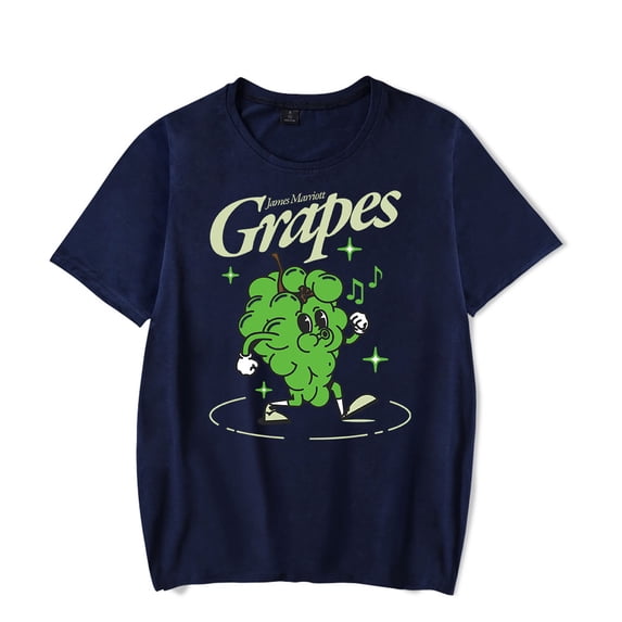 James Marriott Merch Grapes Vintage T-Shirt Short Sleeve Fan Merch Tour ...