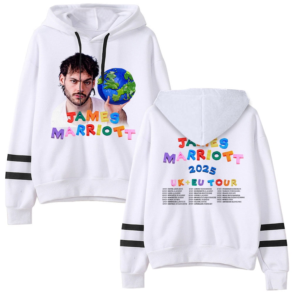 James Marriott Tour Merch 2025 Pullover Hoodie Unisex Streetwear ...