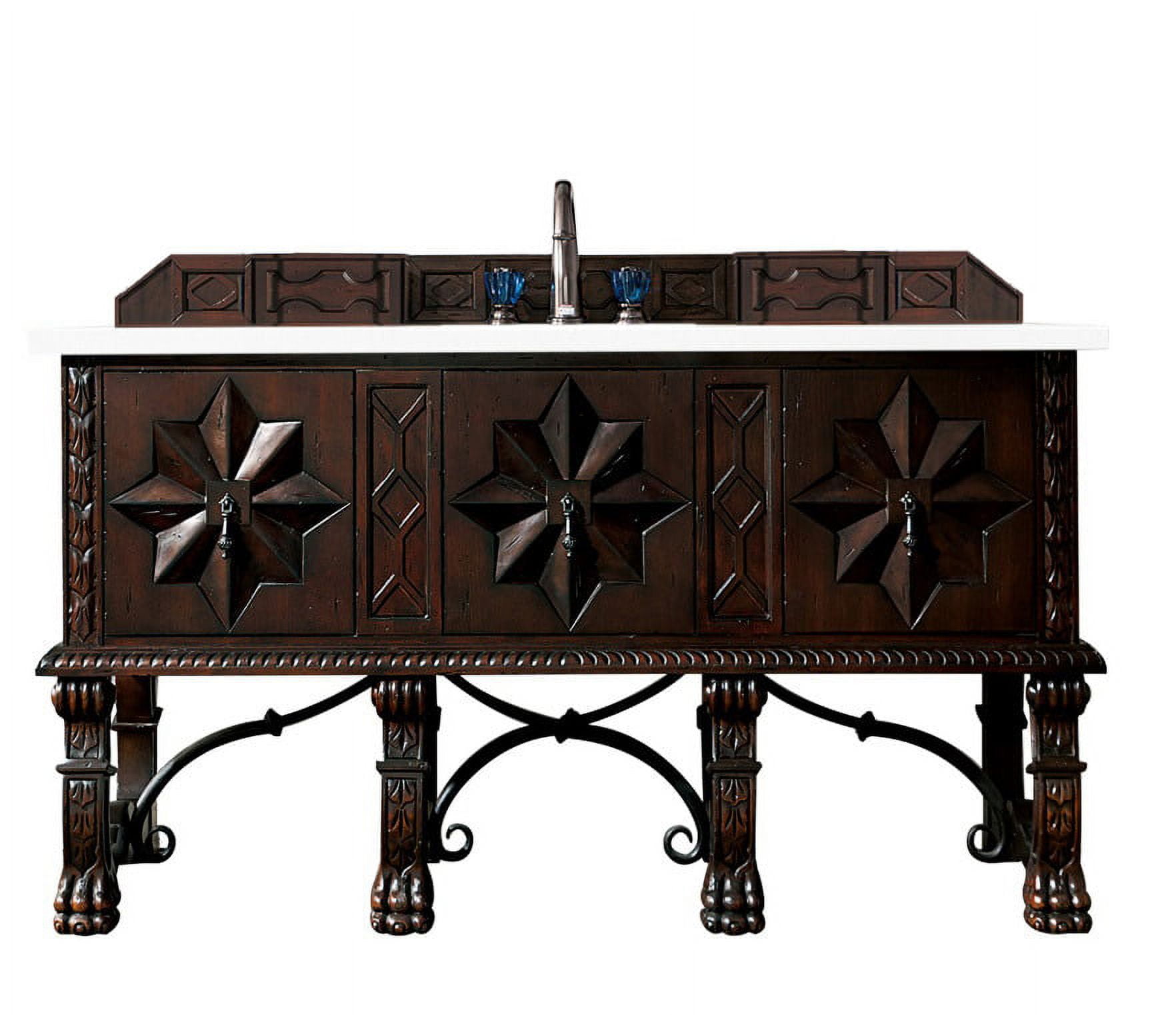 James Martin Vanities 150-V60s-3Wz Balmoral 60" Free Standing Single ...