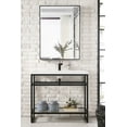 James Martin Furniture 39.5 in. Boston Stainless Steel Sink Console ...