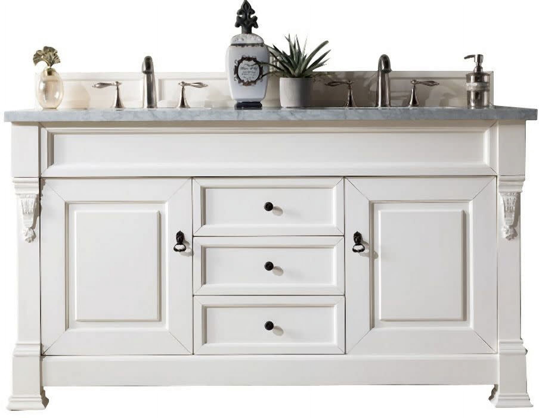 James Martin Vanities 147-V60d-3Car Brookfield 60" Free Standing Double ...