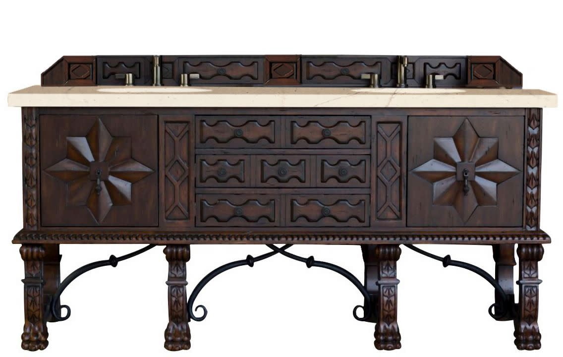 James Martin Vanities 150-V72-3Emr Balmoral 72" Free Standing Double ...