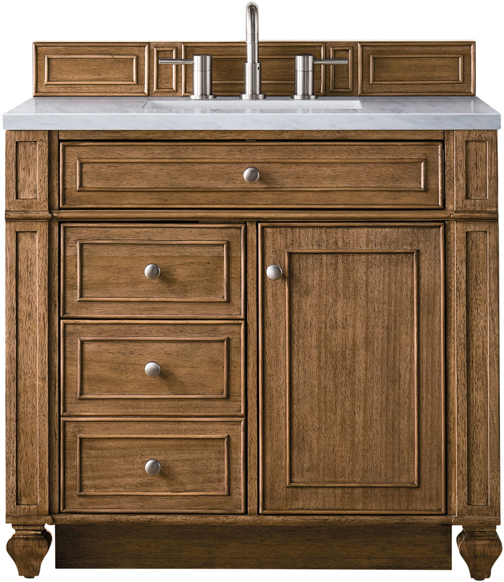 James Martin Vanities 157-V36-3Car Bristol 36" Free Standing Single ...