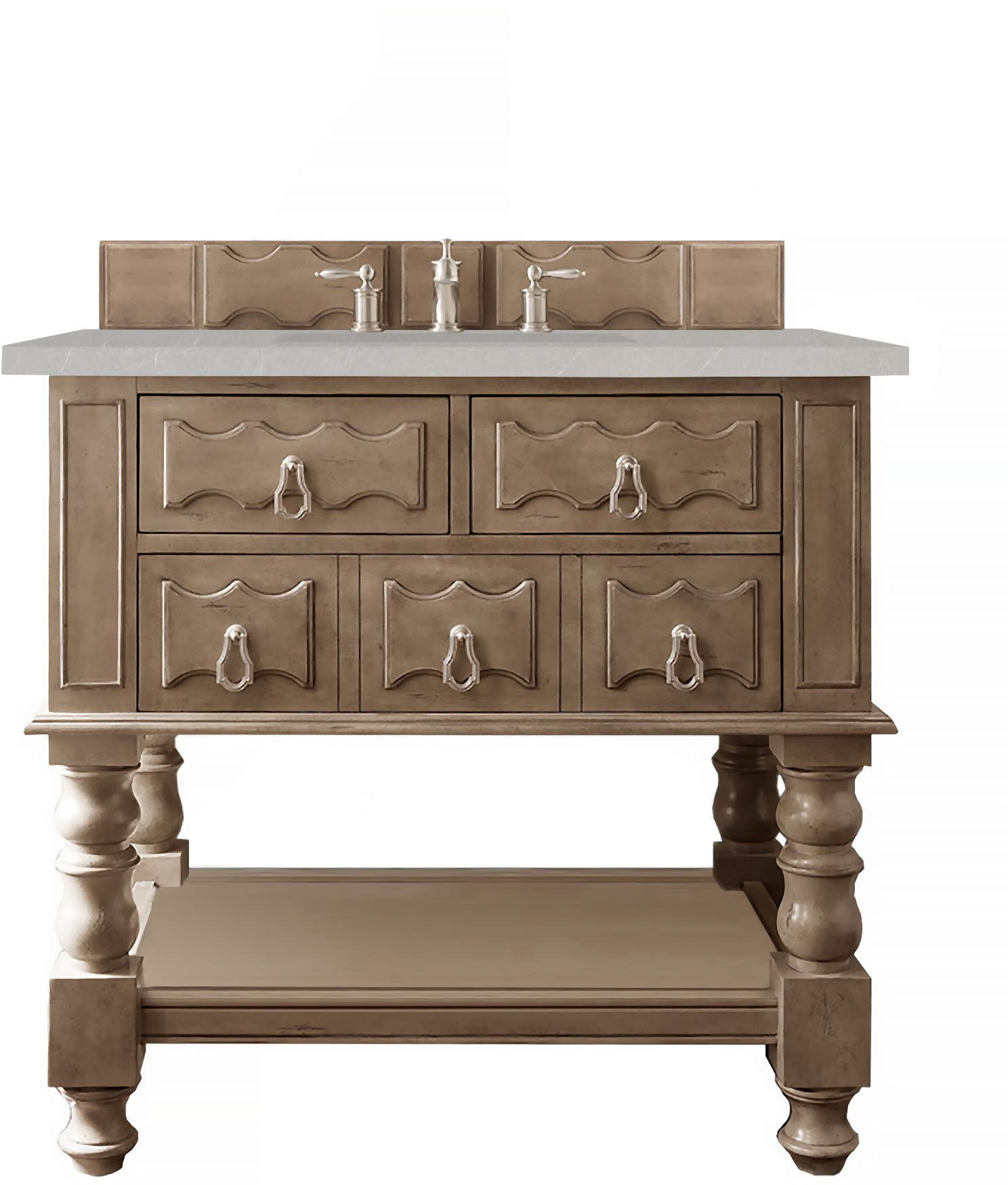 James Martin Vanities 160-V36-3Esr Castilian 36" Free Standing Single ...