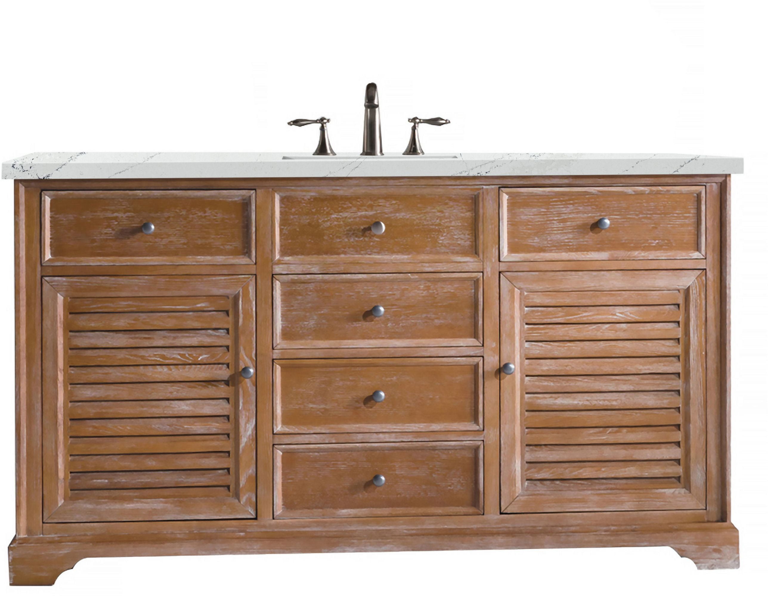 James Martin Vanities 238-104-531-3Enc Savannah 60" Free Standing ...