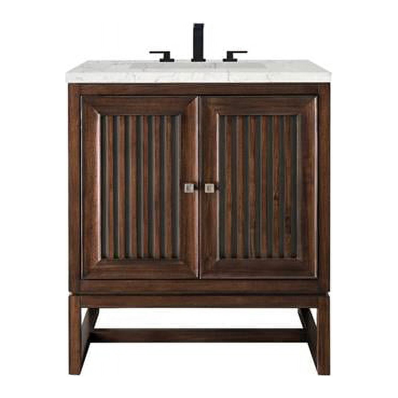 James Martin Vanities 30" Single Vanity Cabinet, Mid Century Acacia ...