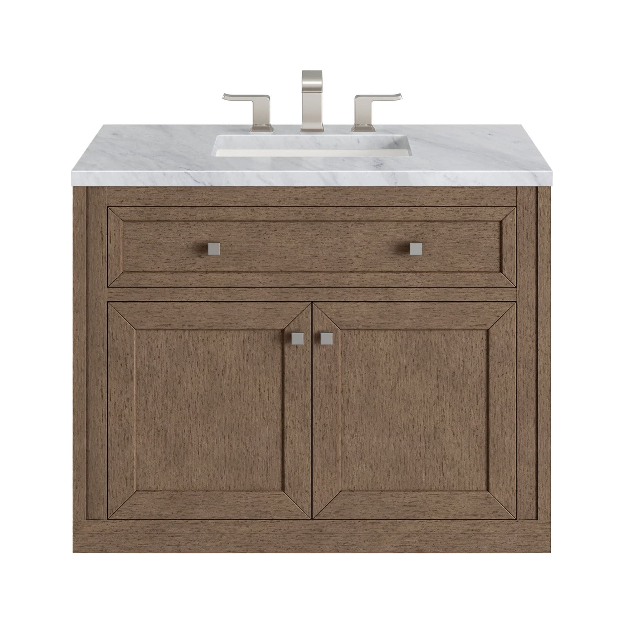 James Martin Vanities 305-V36-3Car Chicago 36" Free Standing Or Wall ...