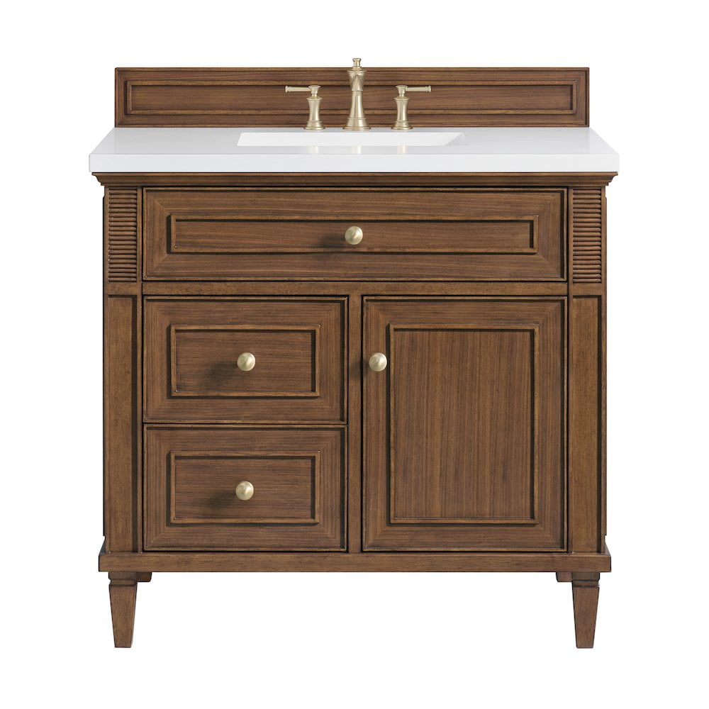 James Martin Vanities 36" Single Vanity, Mid-Century Walnut - Walmart.com