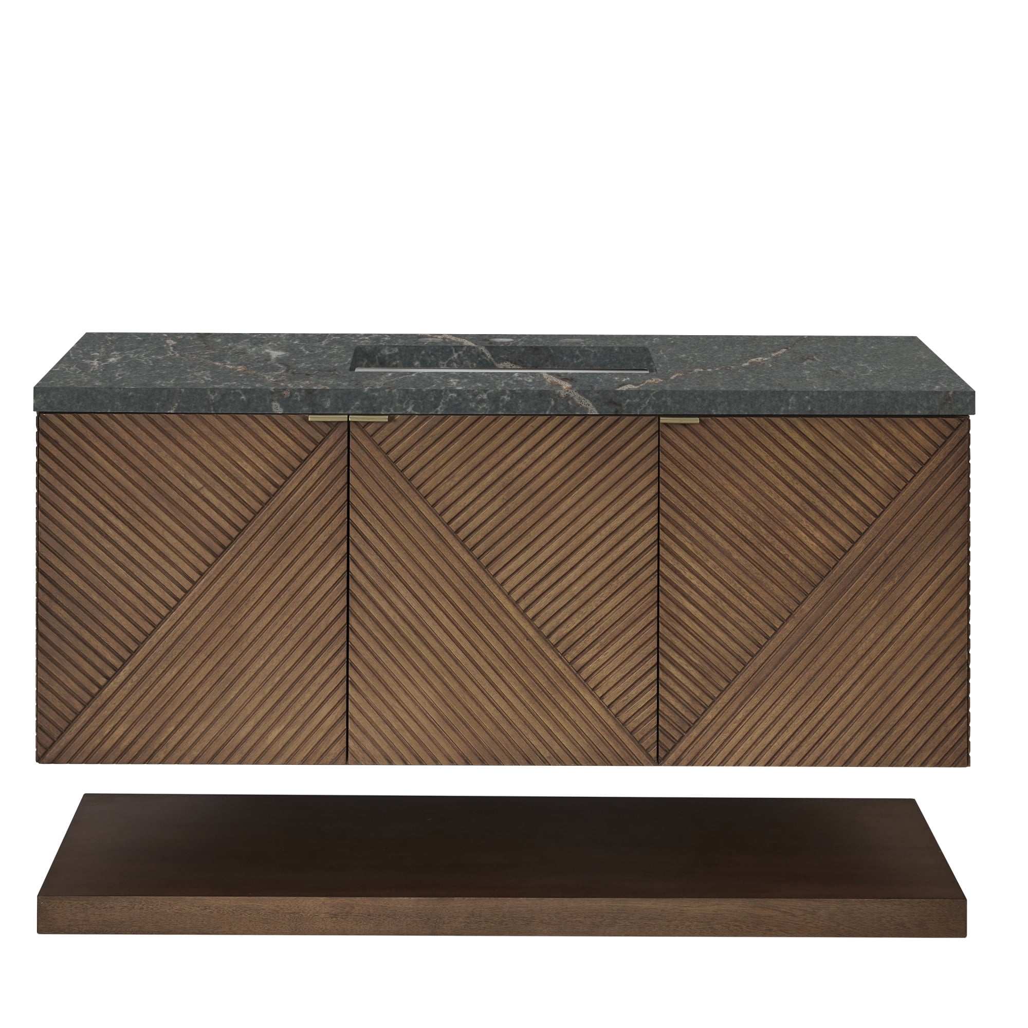 James Martin Vanities D200-V48-CSN-3PBL Marcello 48" Free Standing ...