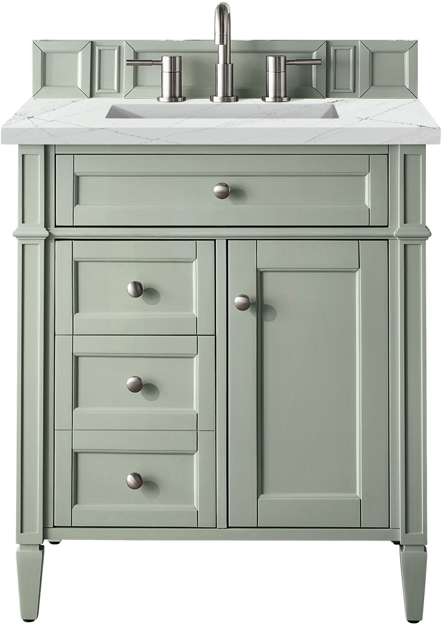 James Martin Vanities 650-V30-3Enc Brittany 30" Single Basin Poplar ...