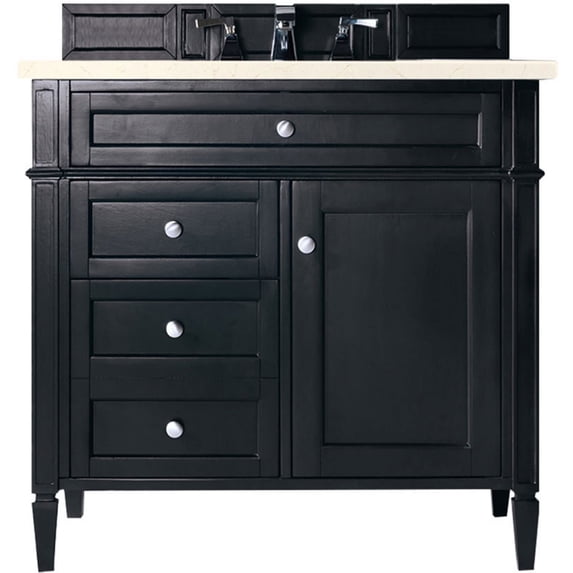 James Martin Vanities 650-V36-3Emr Brittany 36" Single Basin Poplar ...