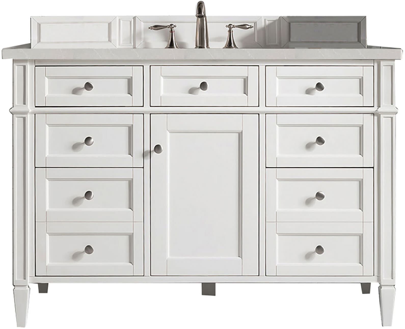 James Martin Vanities 650-V48-3Esr Brittany 48" Single Basin Poplar ...