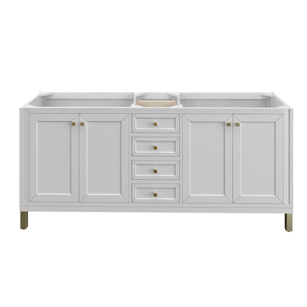 James Martin Vanities 72" Double Vanity Cabinet, Glossy White - Walmart ...