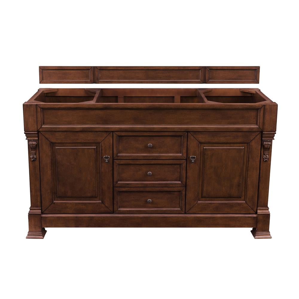 James Martin Vanities Brookfield 60" Warm Cherry Single Vanity ...