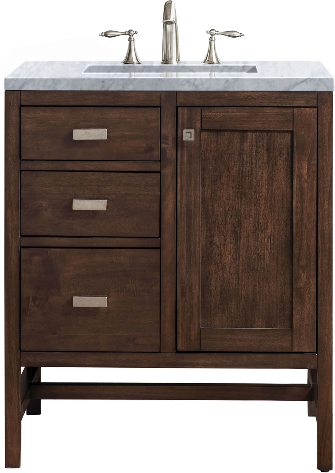 James Martin Vanities E444-V30-3Car Addison 30" Free Standing Single ...