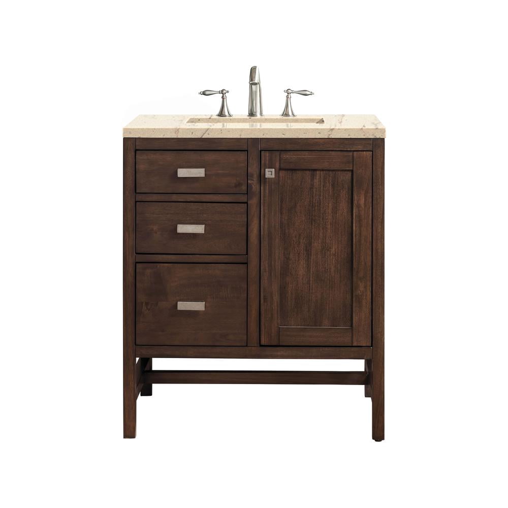 James Martin Vanities E444-V30-3Emr Addison 30" Free Standing Single ...