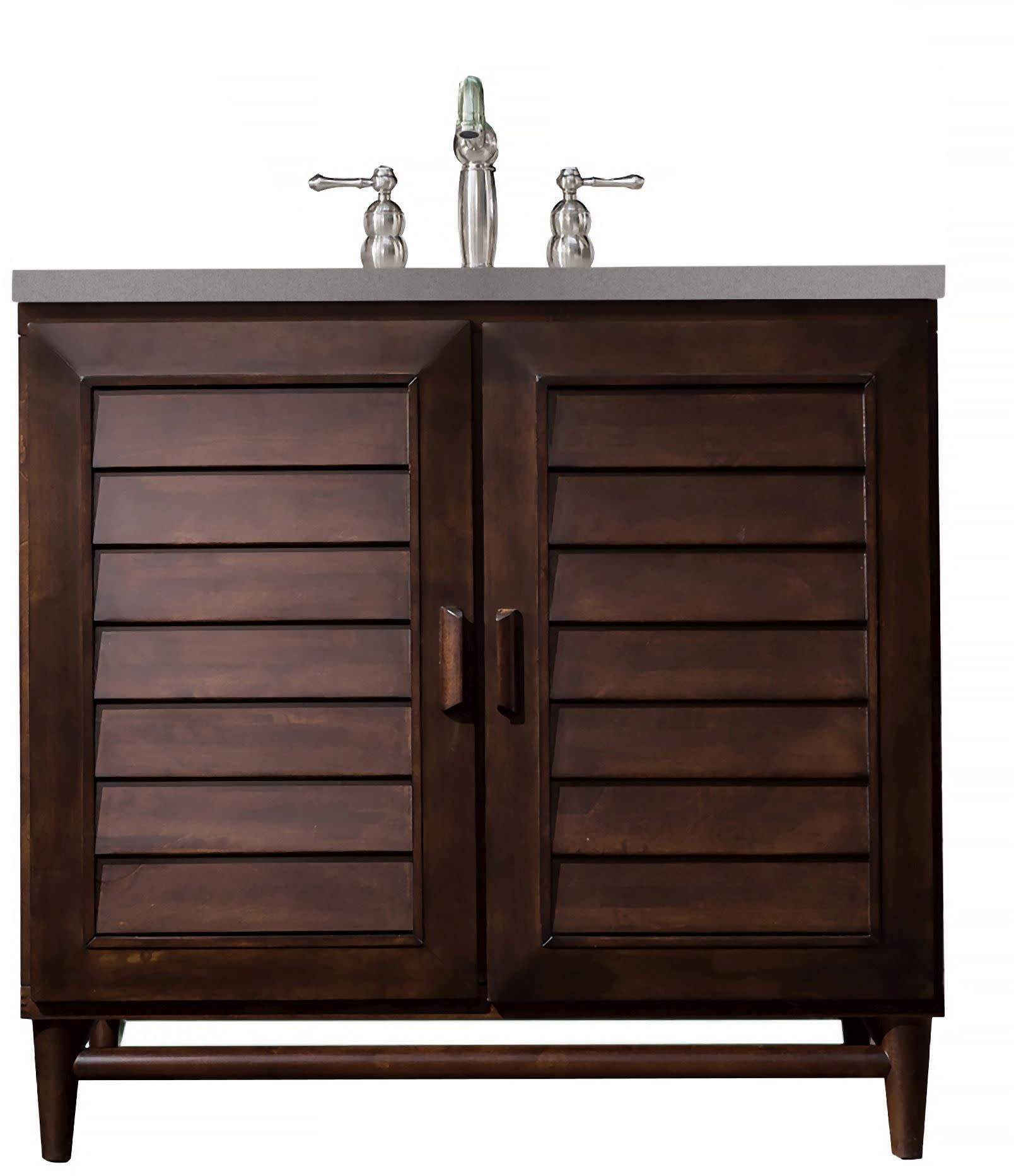 James Martin Vanities Mercer Island 72" Double Vanity, Latte Oak ...