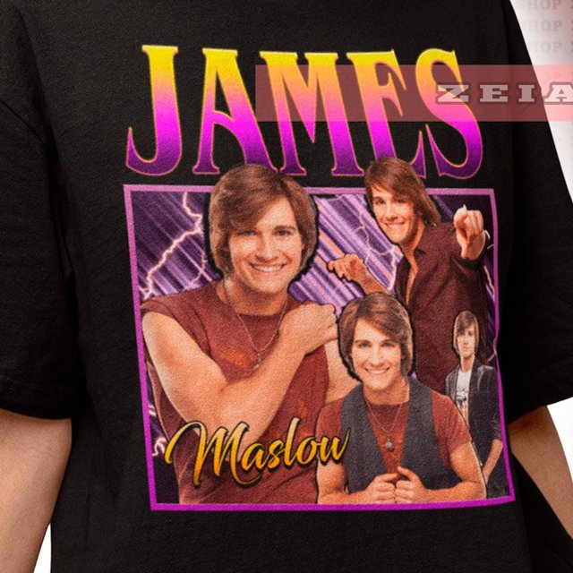 James Maslow Retro 90s Shirt - James Maslow Fan Merch - James Maslow ...