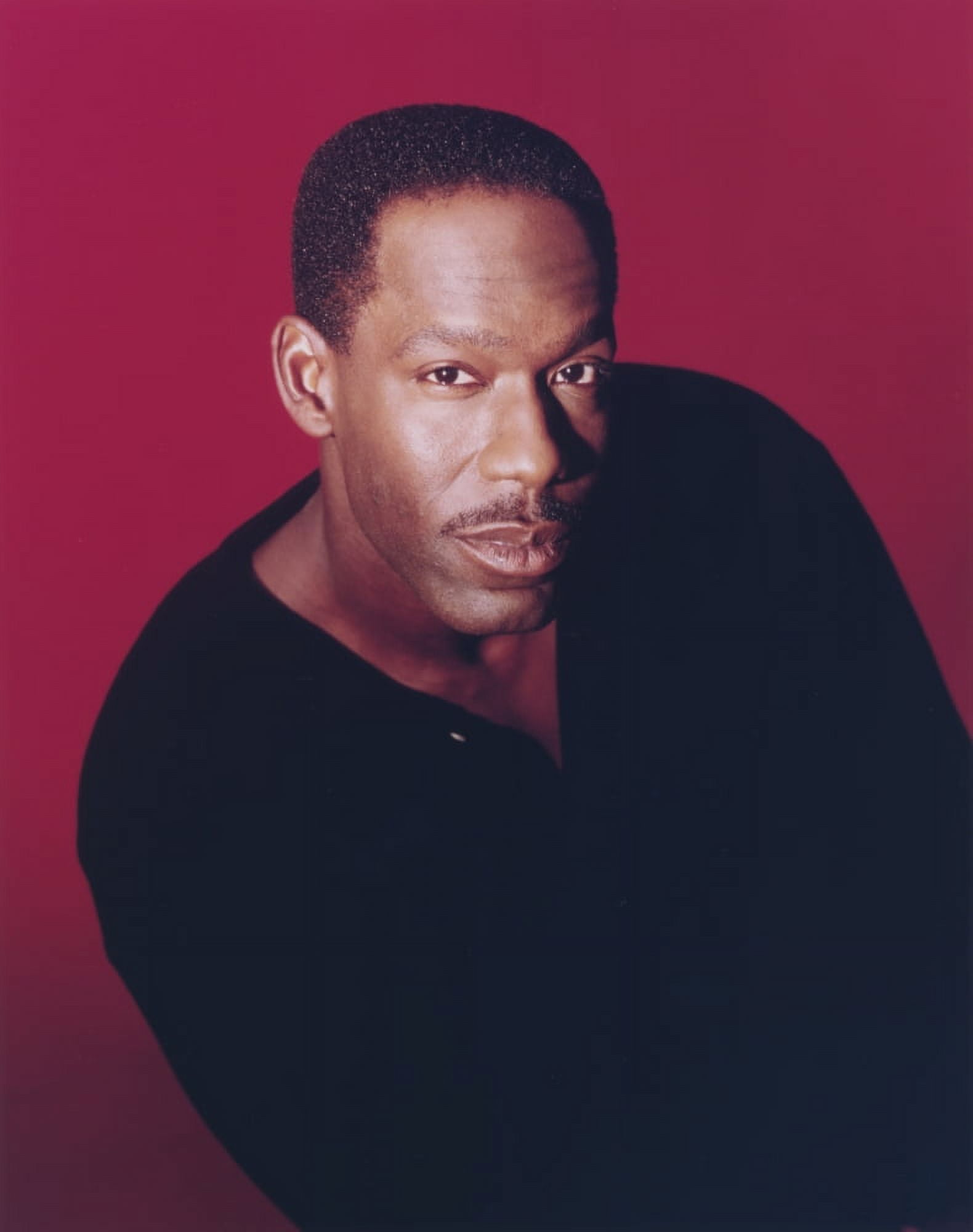 James McDaniel Posed in Black Sweater Portrait Photo Print (24 x 30 ...