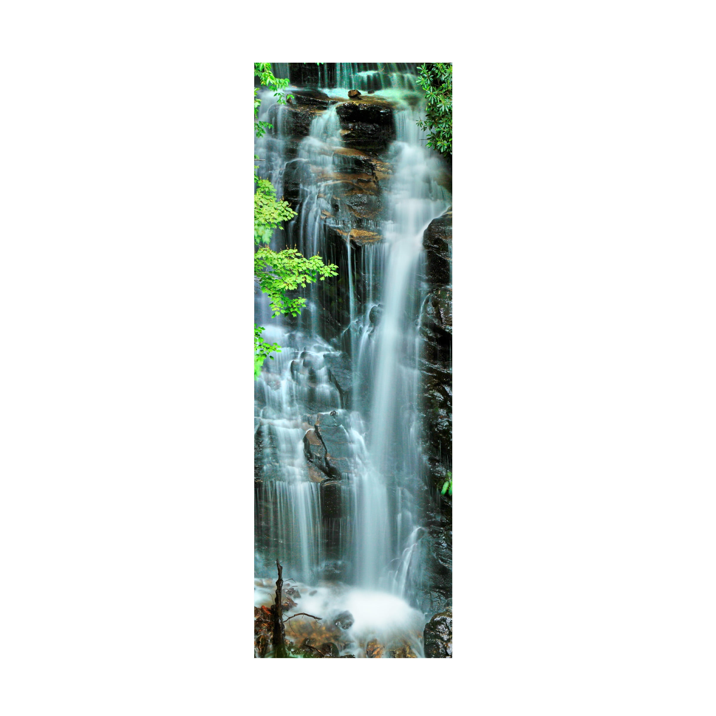 World Art Vertical Falls Canvas Art - Modern Landscape Print - Walmart.com