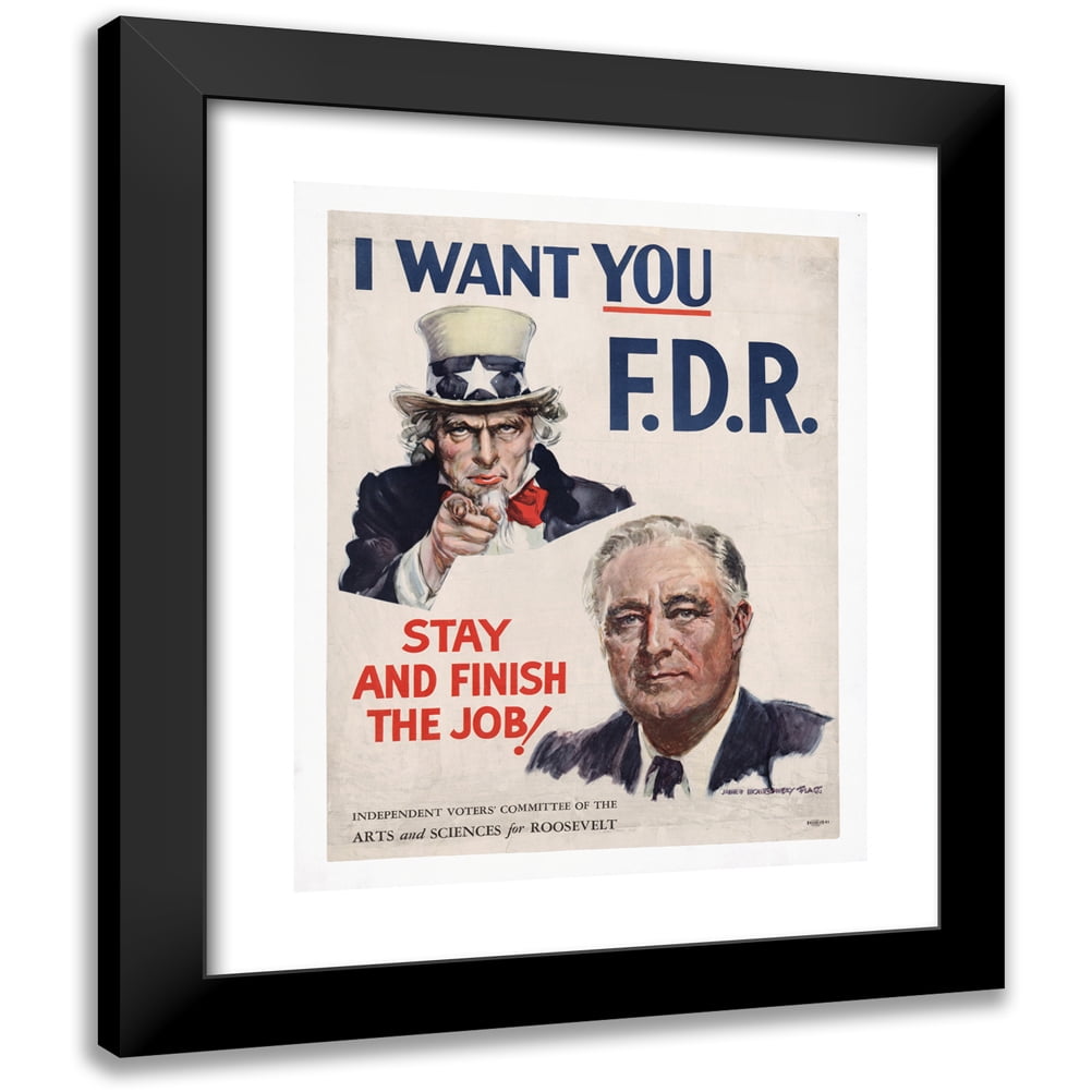 James Montgomery Flagg 15x18 Black Modern Framed Museum Art Print ...