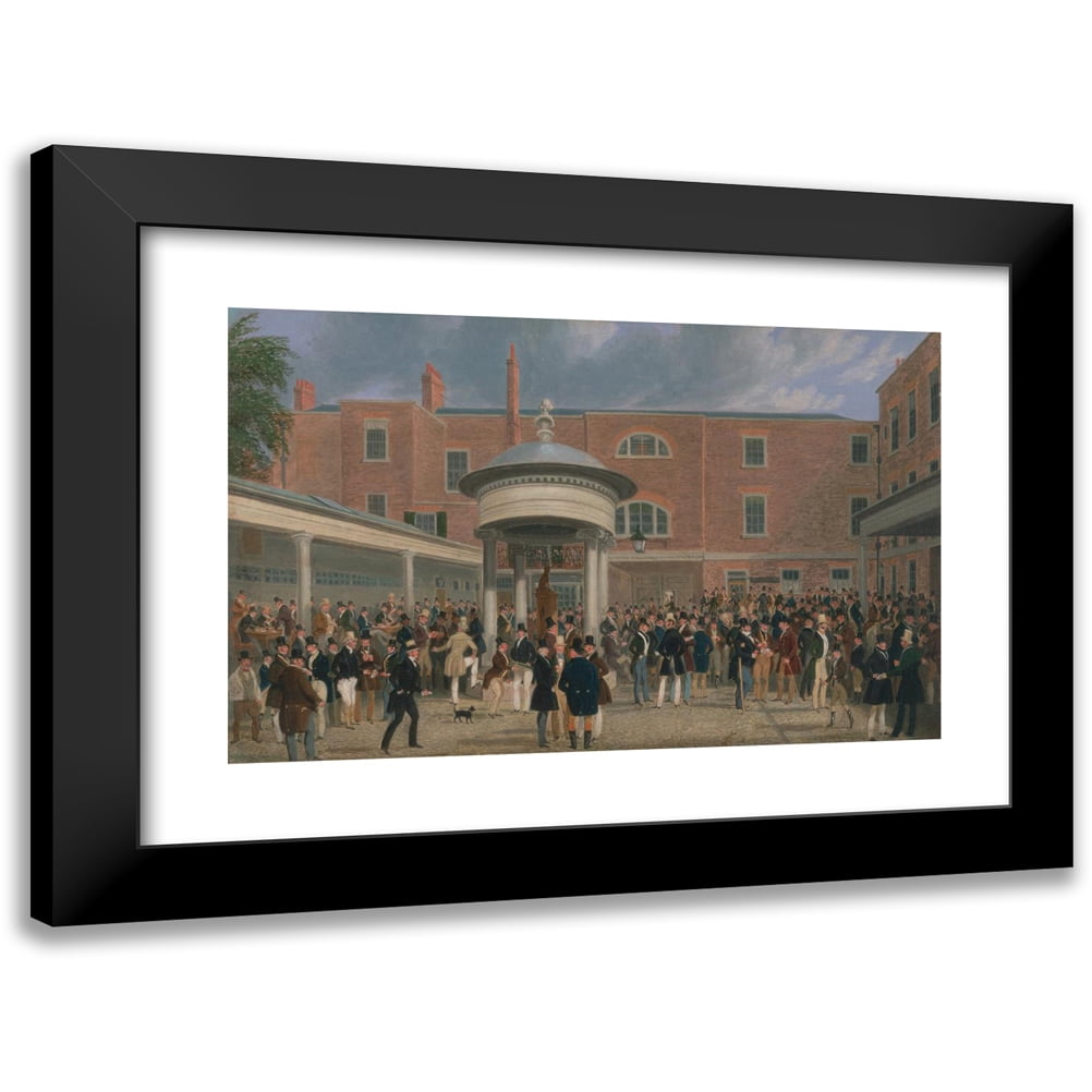 James Pollard 24x17 Black Modern Framed Museum Art Print Titled - Epsom ...