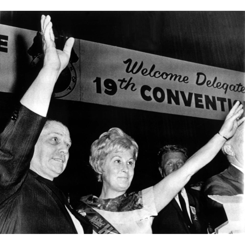 James R. Hoffa-With His Wife After Being Elected As General President ...