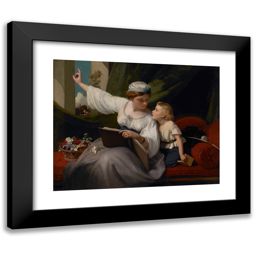 James Sant 14x12 Black Modern Framed Museum Art Print Titled - The ...