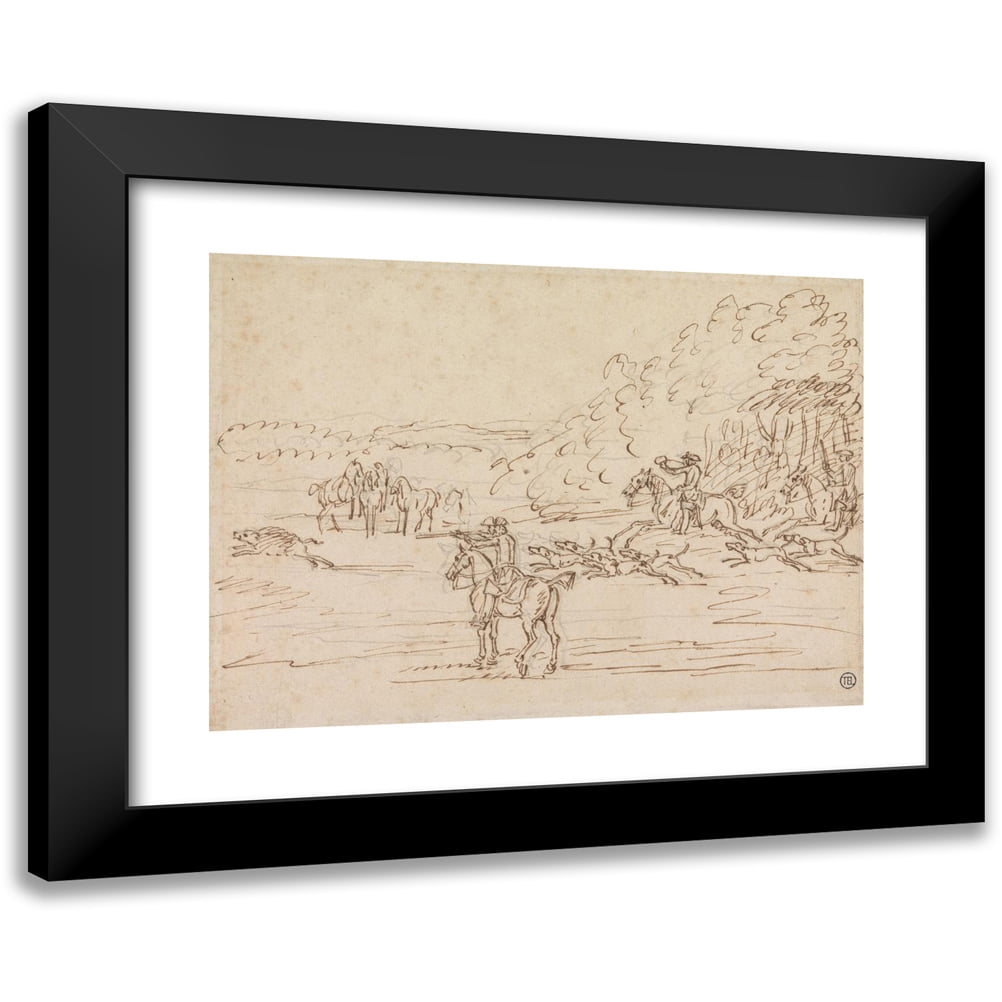 James Seymour 18x14 Black Modern Framed Museum Art Print Titled - A ...