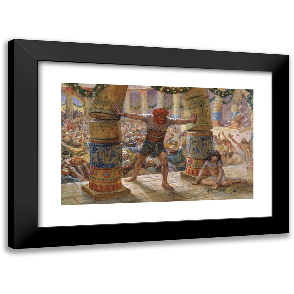 James Tissot 14x11 Black Modern Framed Museum Art Print Titled - Samson ...