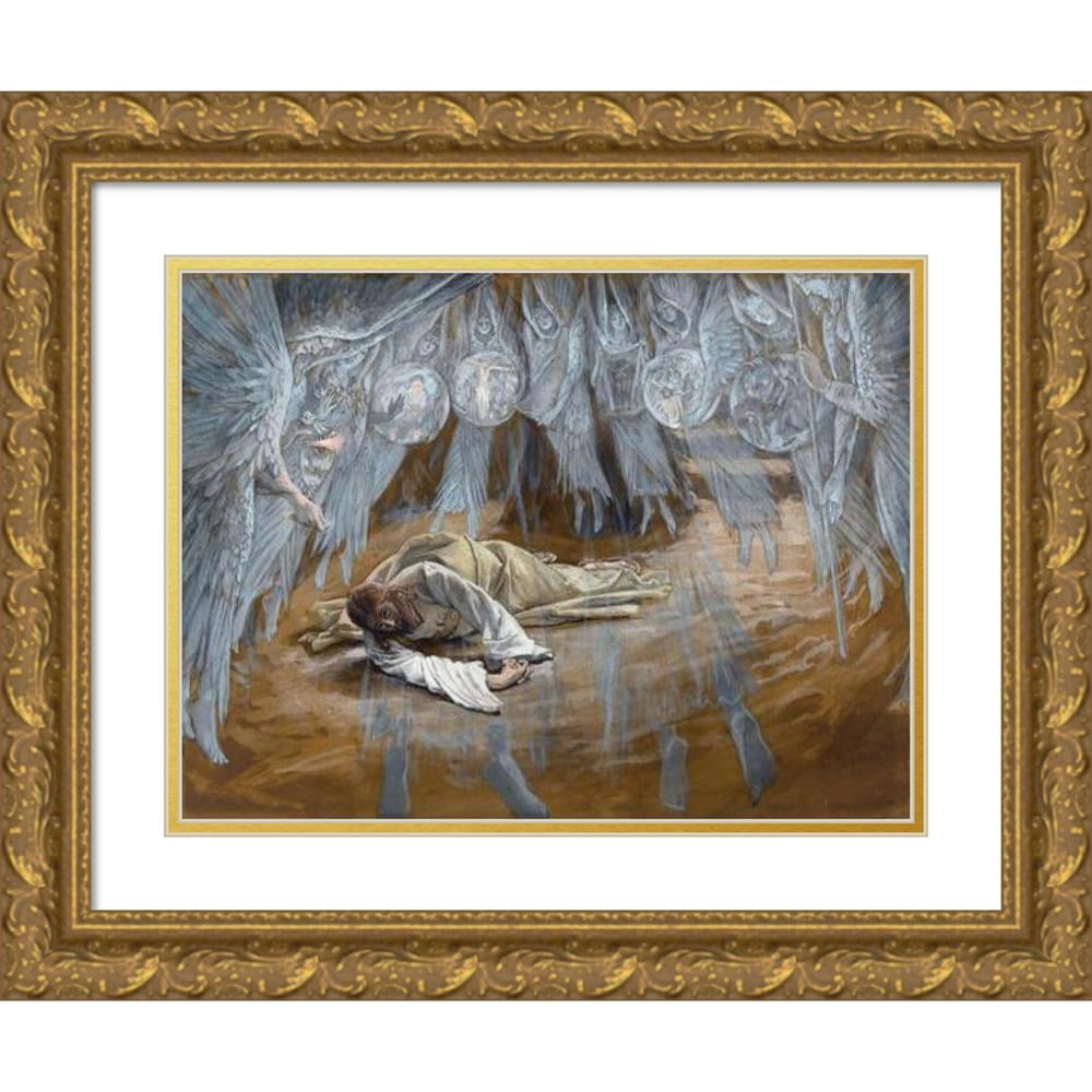 James Tissot 14x12 Gold Ornate Wood Frame and Double Matted Museum Art ...