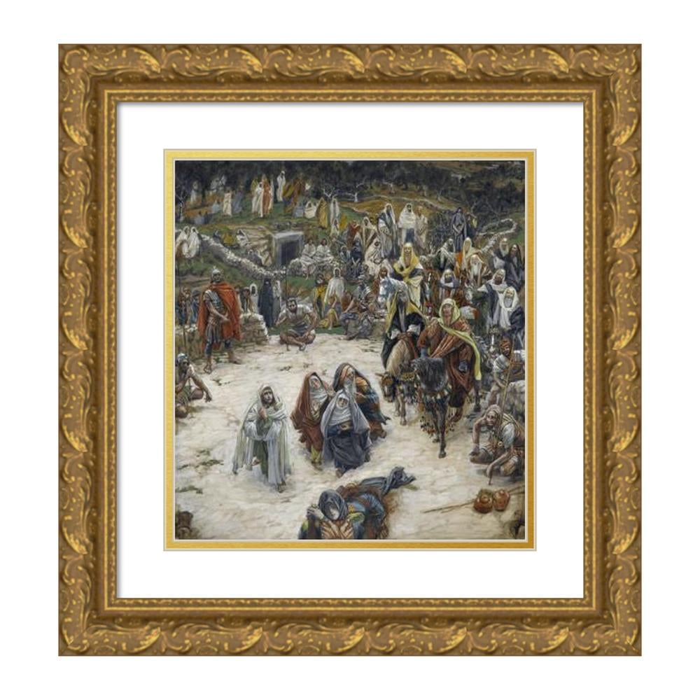 James Tissot 15x16 Gold Ornate Wood Frame and Double Matted Museum Art ...