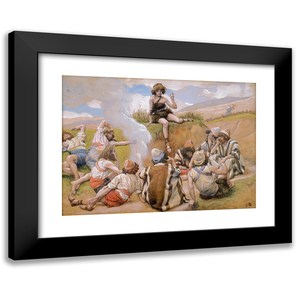 James Tissot 24x18 Black Modern Framed Museum Art Print Titled - Joseph ...
