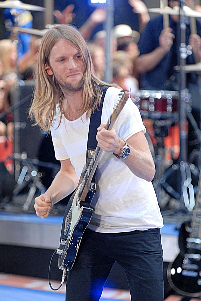 James Valentine Of Maroon 5 On Stage For Nbc Today Show Concert With ...