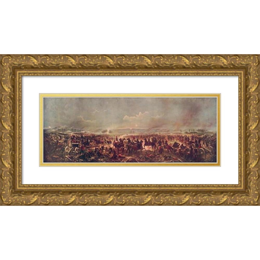 James Walker 24x11 Gold Ornate Framed and Double Matted Museum Art ...