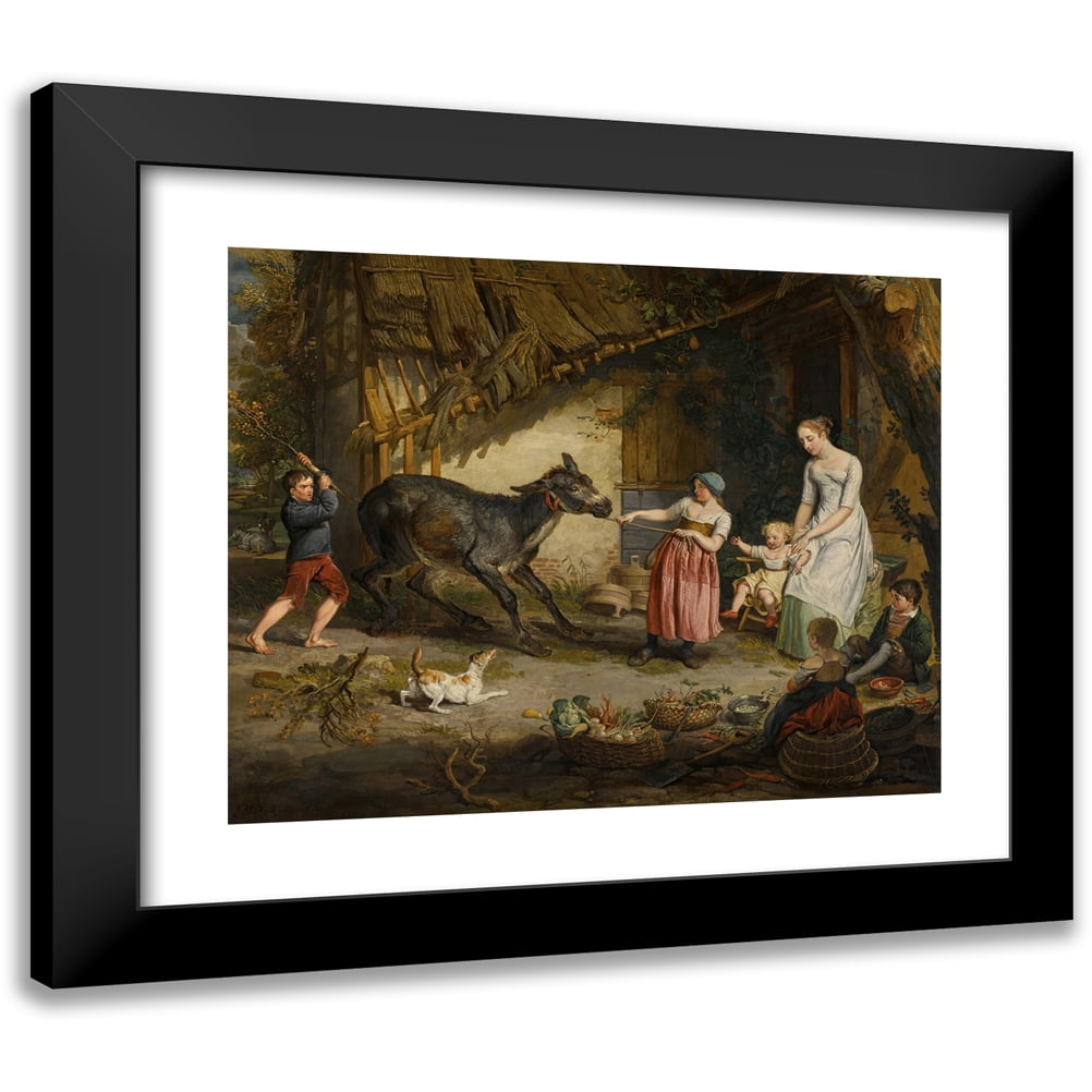 James Ward 14x12 Black Modern Framed Museum Art Print Titled - The ...