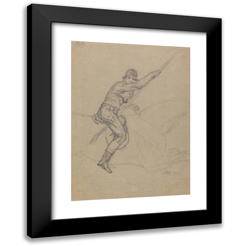 James Ward 14x18 Black Modern Framed Museum Art Print Titled - Sir ...